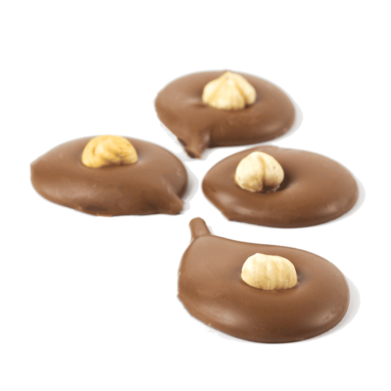 34% Milk Chocolate Flick with Hazelnut | No Added Sugar - Puccini Bomboni